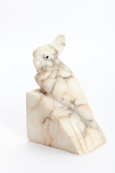 Italian Alabaster Parrot Bookend Set – Rosemary Home